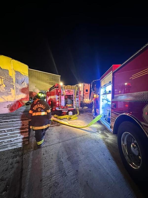 Tanker 17 & Brush 17 just returned from assisting the City of Monessen ...